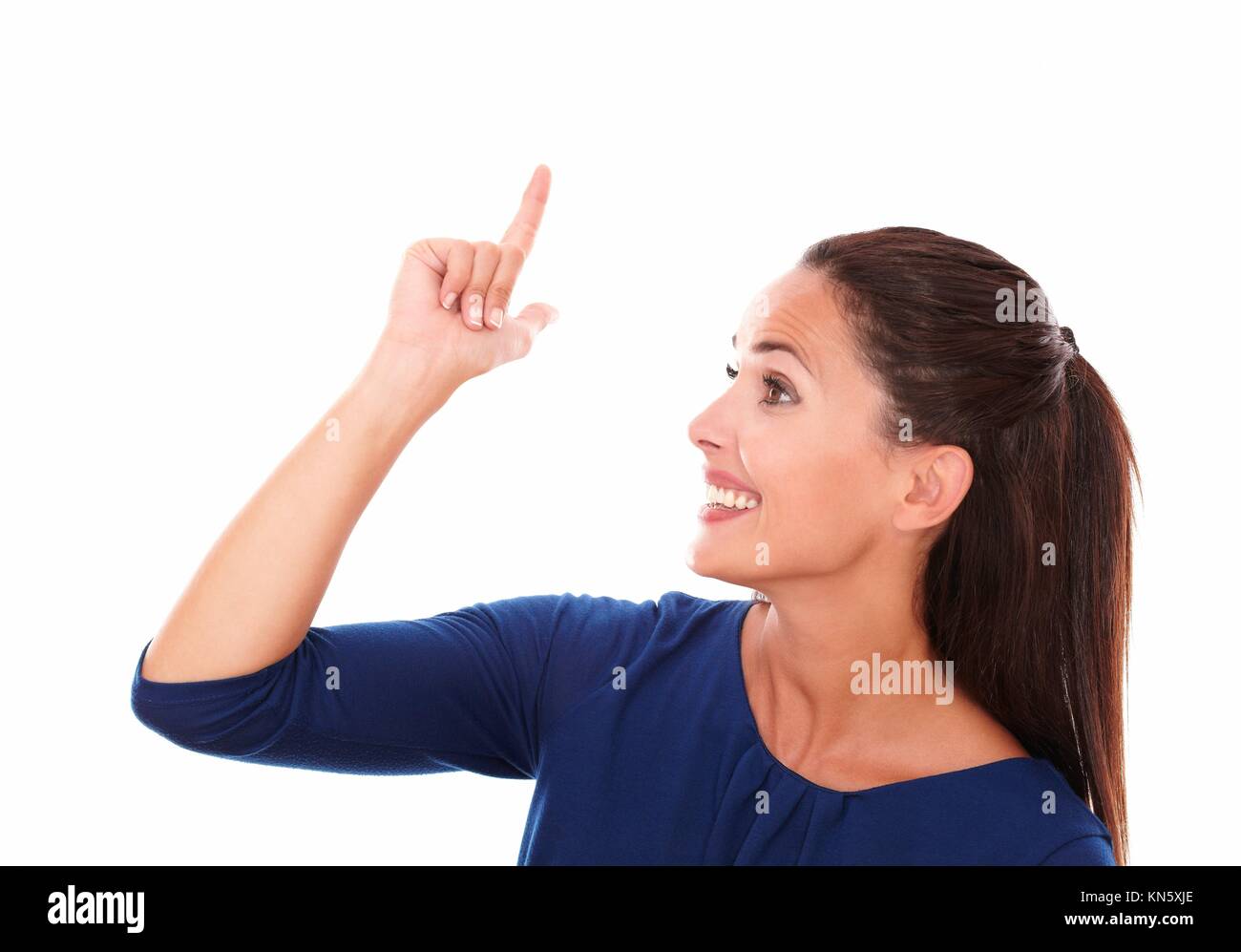 Person pointing idea hi-res stock photography and images - Alamy