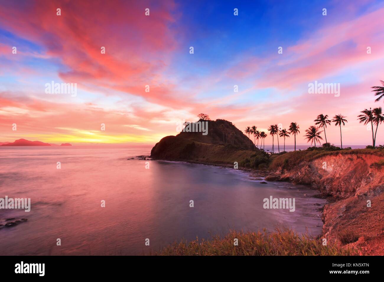 Philippines beach sunset hi-res stock photography and images - Alamy
