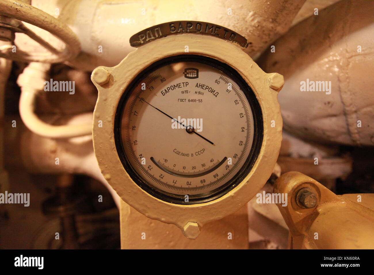 Submarine depth gauge hi-res stock photography and images - Alamy