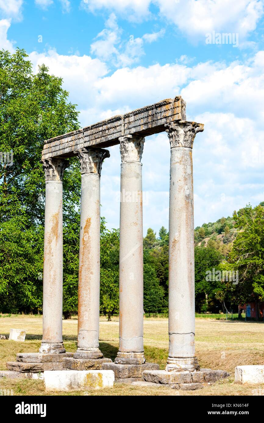 Roman Temple, Riez, Provence-Alpes-Cote d'Azur, France Stock Photo - Alamy