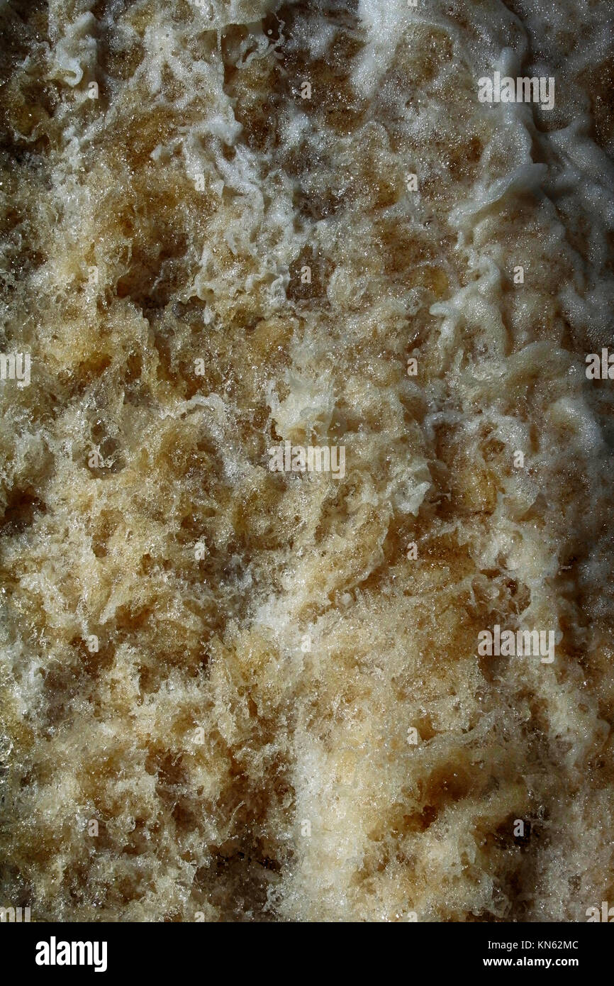 The waters of chaos. Seething, fluid, boiling, foaming, splashing water ...