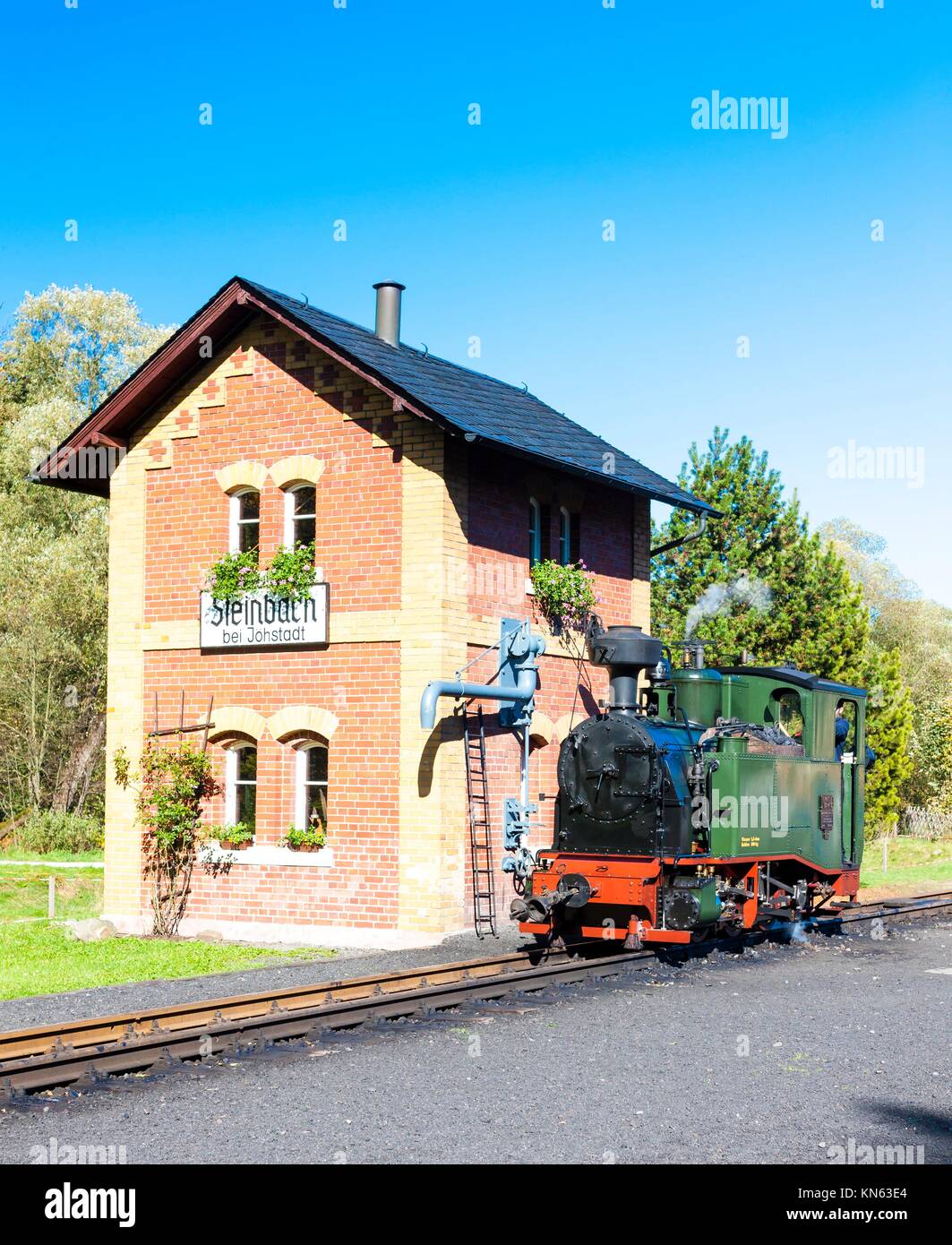 steam locomotive, Steinbach, Germany Stock Photo - Alamy