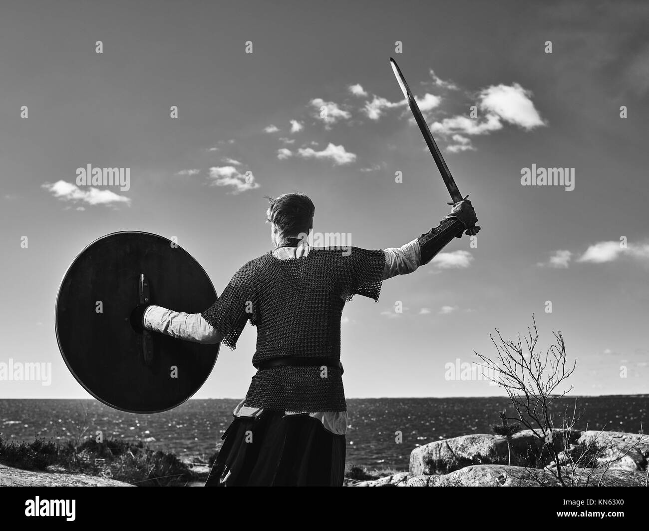 Shield Warrior High Resolution Stock Photography and Images - Alamy