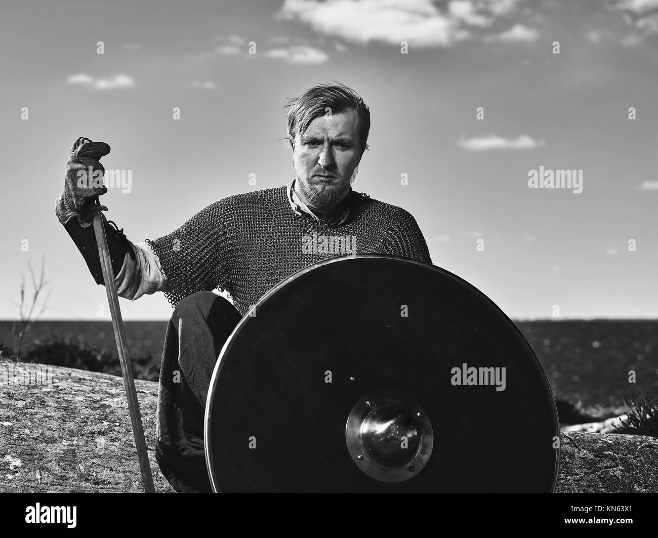 Chain Mail Armour Viking Stock Photos & Chain Mail Armour Viking Stock ...