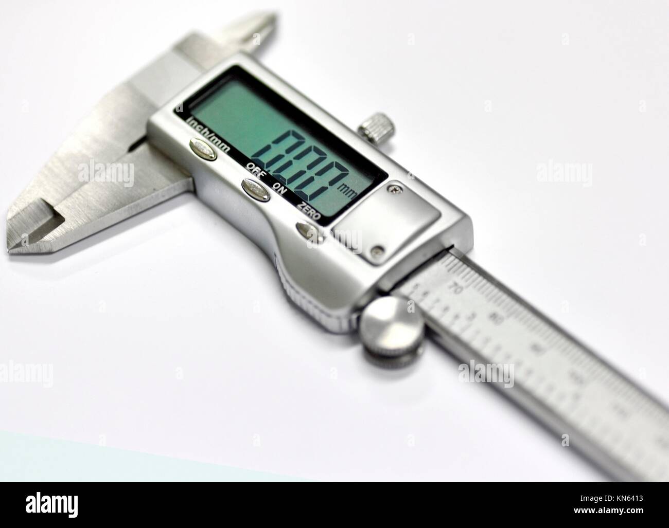 The electronic exact calliper Stock Photo - Alamy