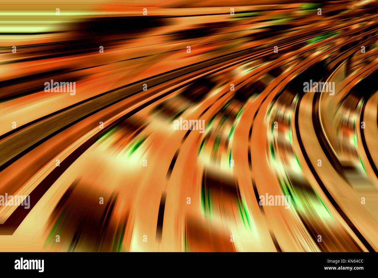 Very fast futuristic cars Stock Photo - Alamy