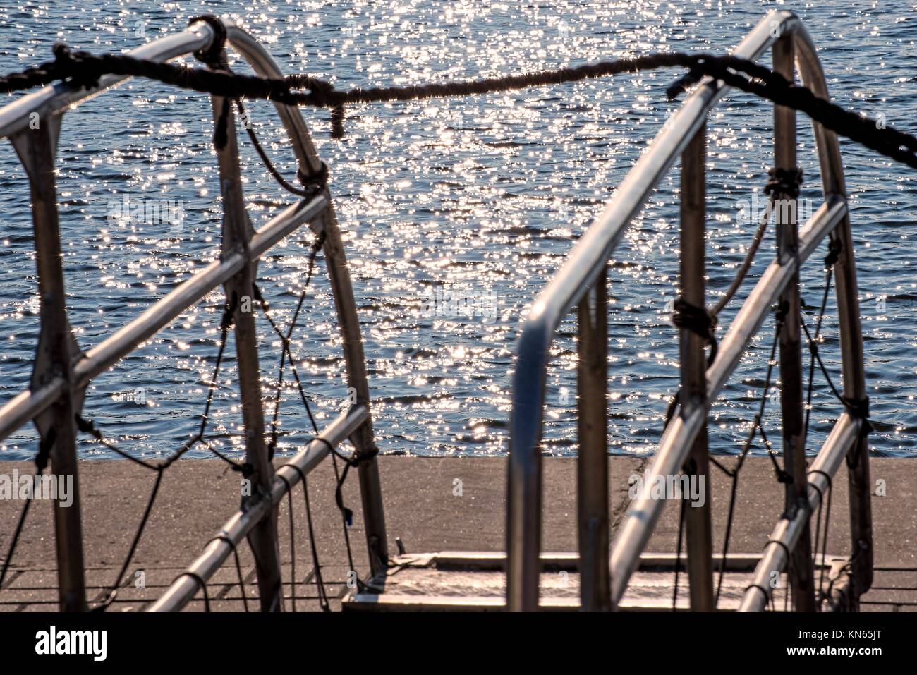 Metal gangway hi-res stock photography and images - Alamy