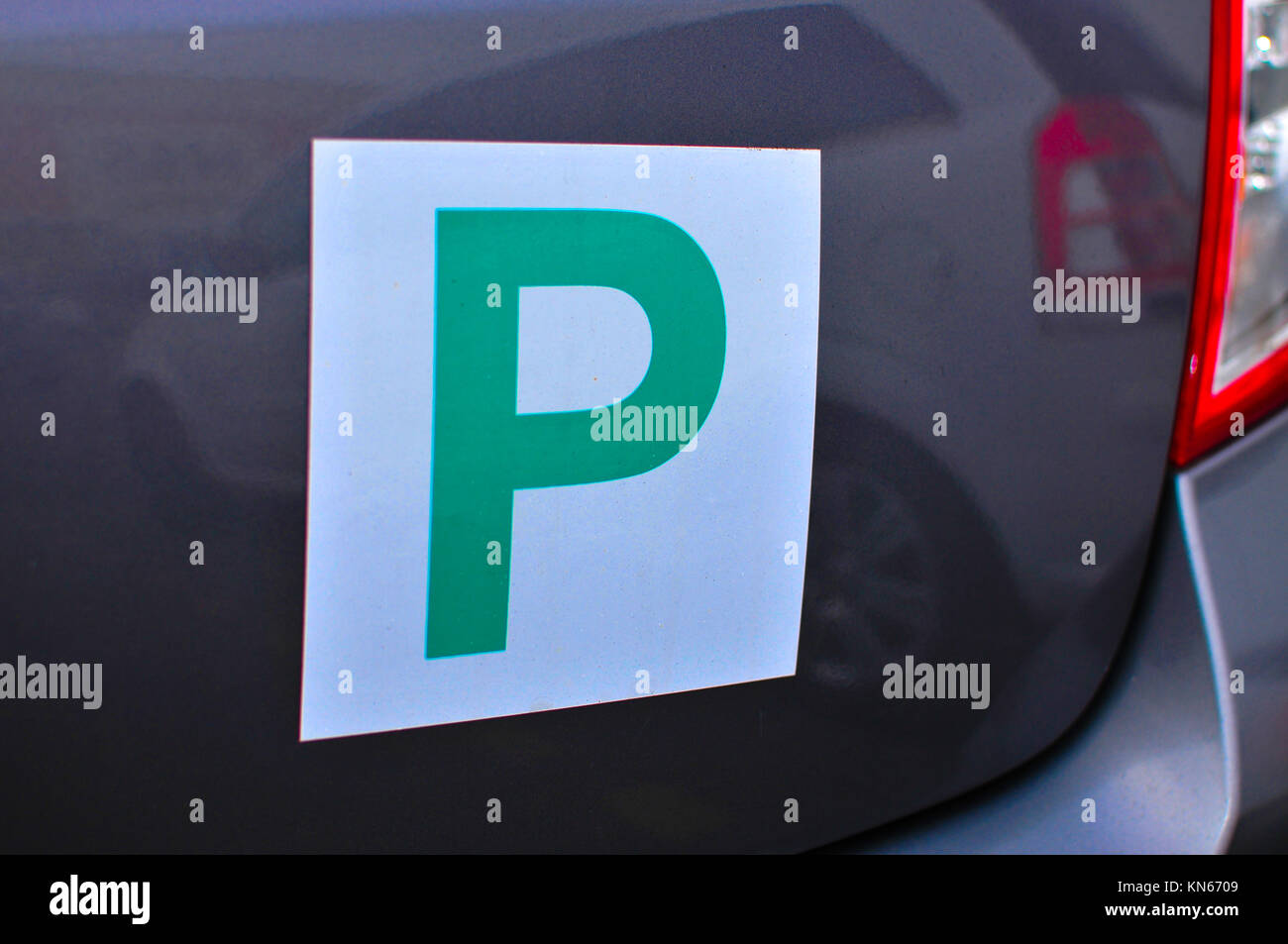New driver p plate hi-res stock photography and images - Alamy