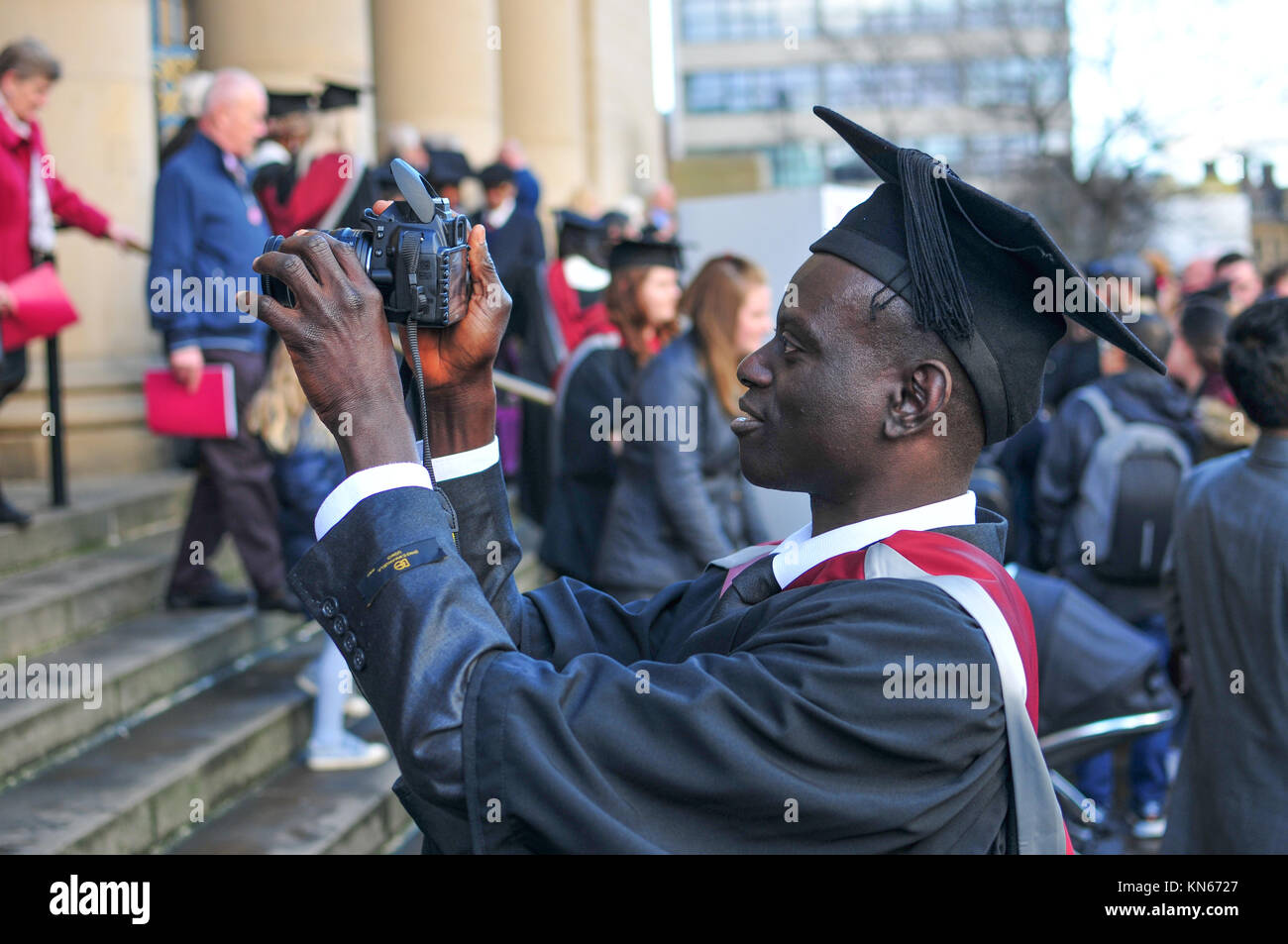 Sheffield Hallam black male graduate student Stock Photo - Alamy