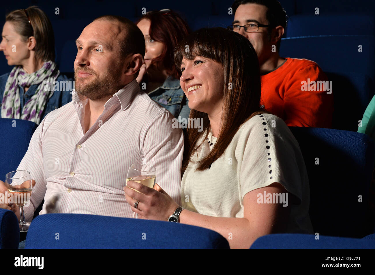 Families enjoying a matinee performance in the cinema at the Warwick ...