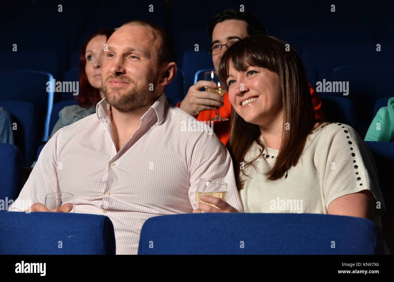 Families enjoying a matinee performance in the cinema at the Warwick ...