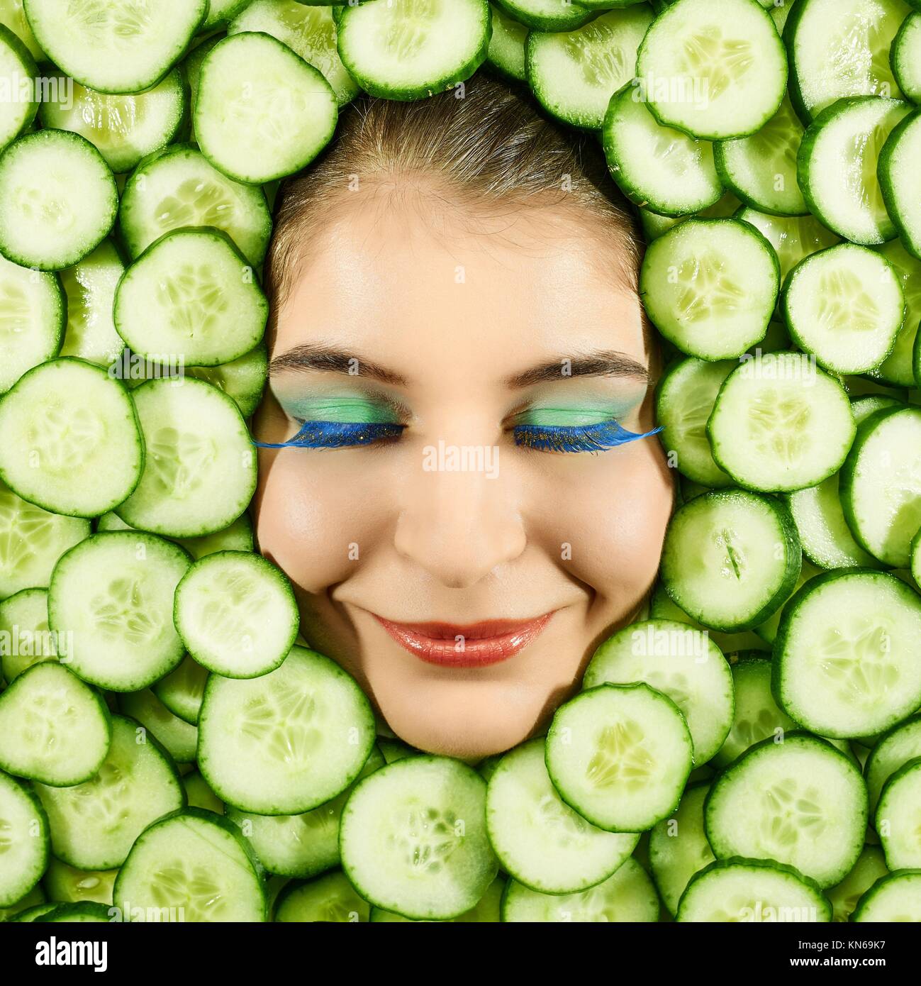Beautiful Cucumber High Resolution Stock Photography and Images - Alamy