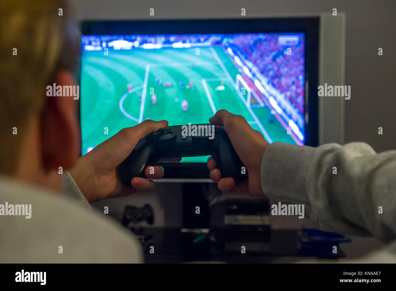 Football console hi-res stock photography and images - Alamy