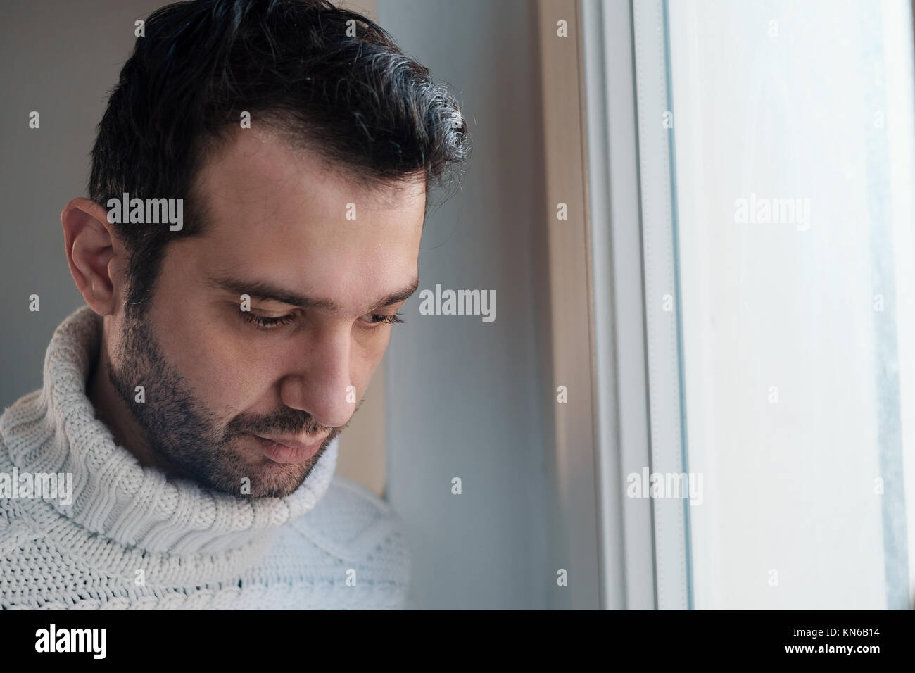 Sad man portrait hi-res stock photography and images - Alamy