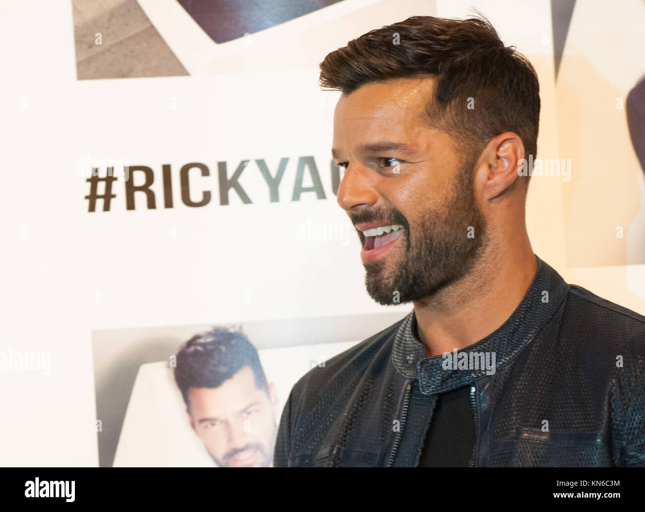 MIAMI, FL - FEBRUARY 16: Ricky Martin meets and greets fans at ...