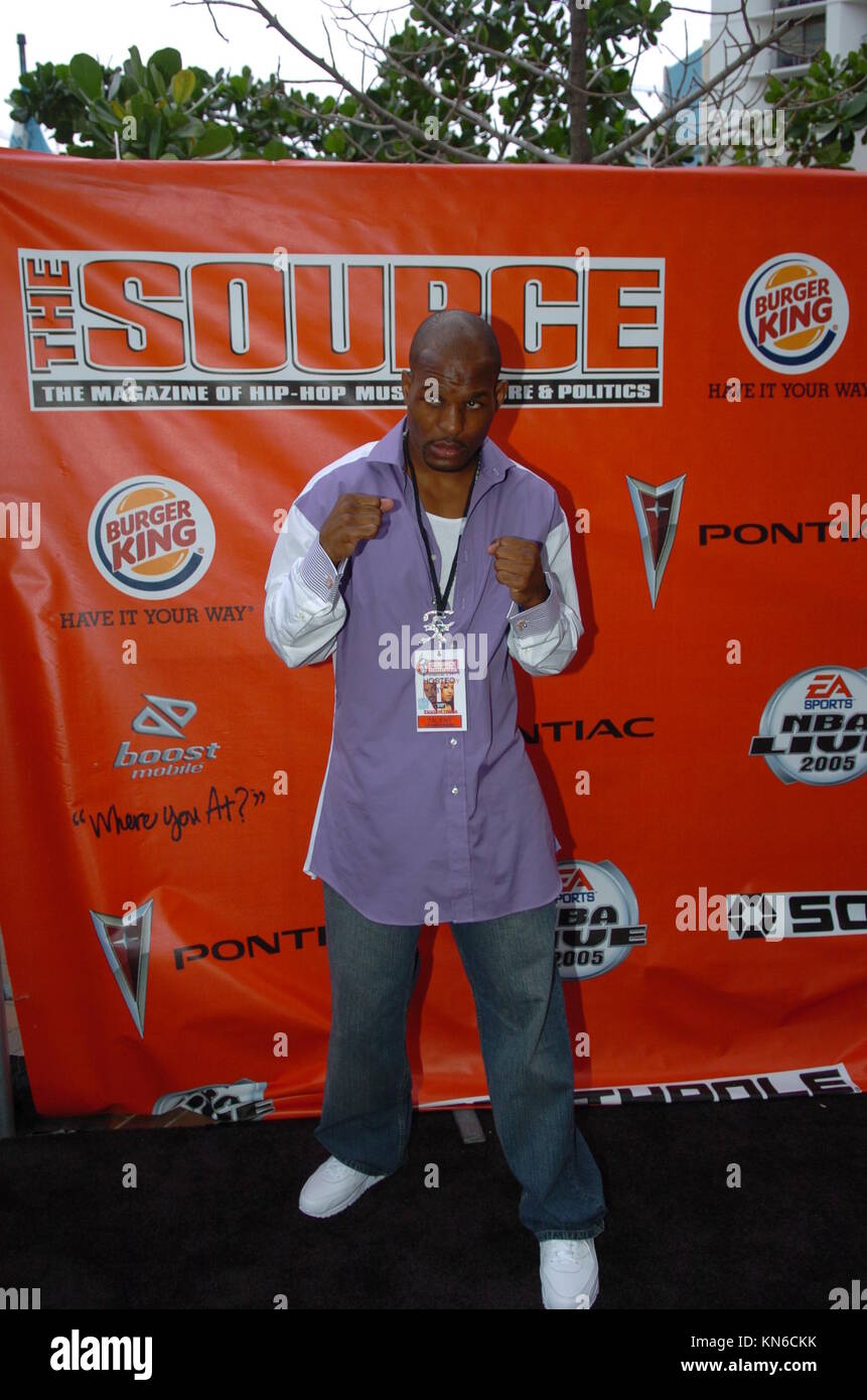 MIAMI - OCTOBER 10: Bernard Hopkins arrives at the 2004 Source Hip-Hop ...