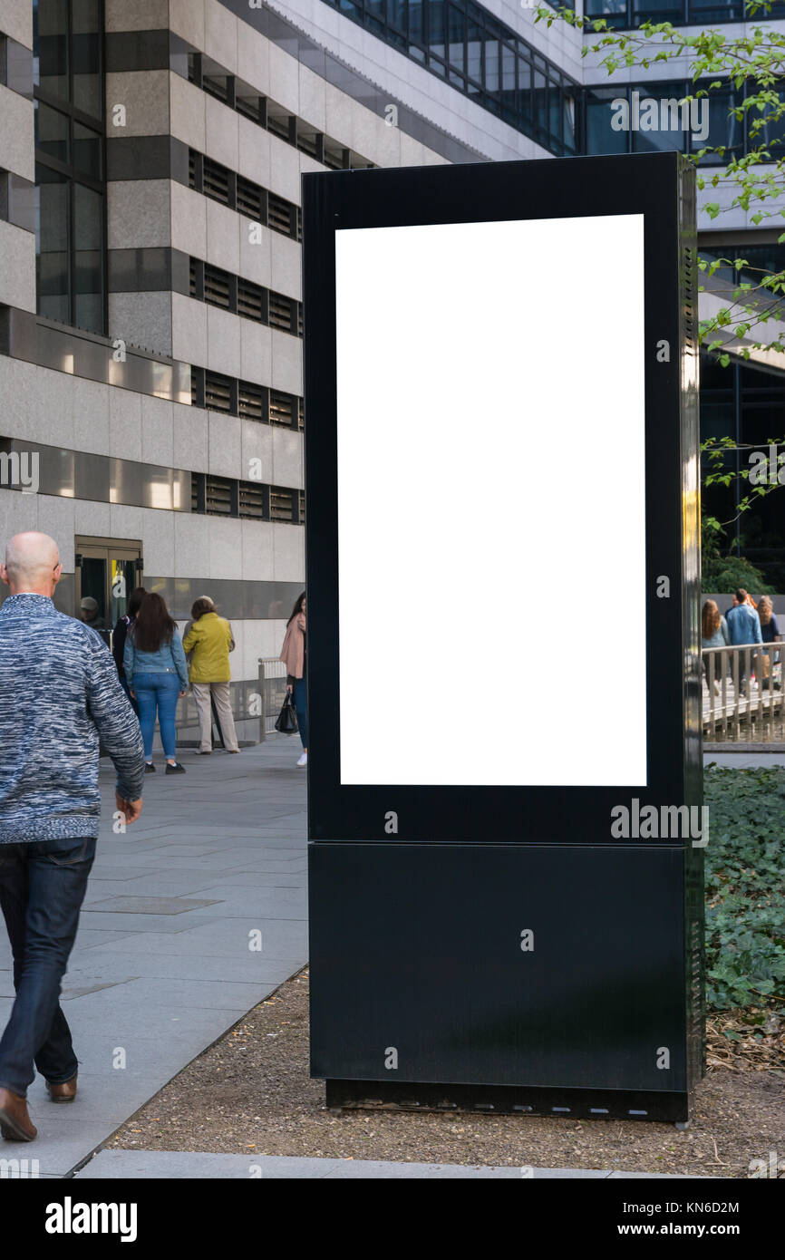 Blank ad space hi-res stock photography and images - Alamy