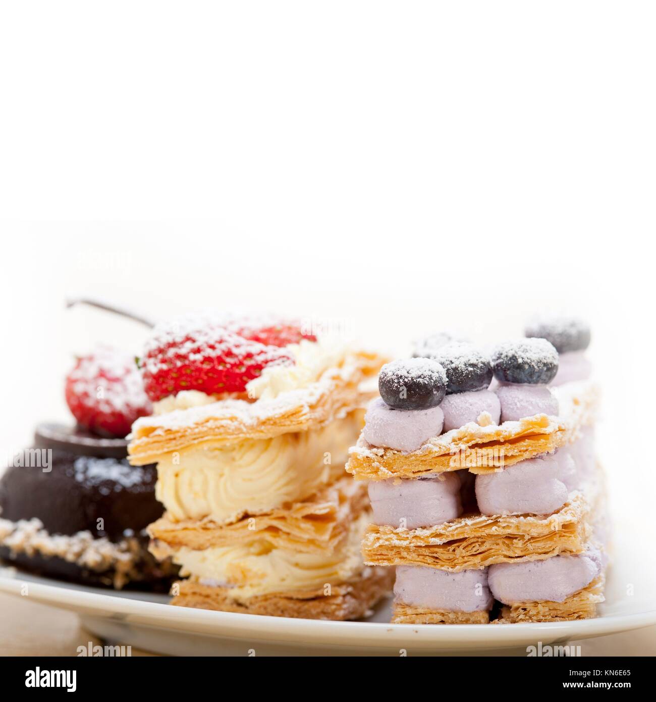 Cream napoleon hi-res stock photography and images - Alamy