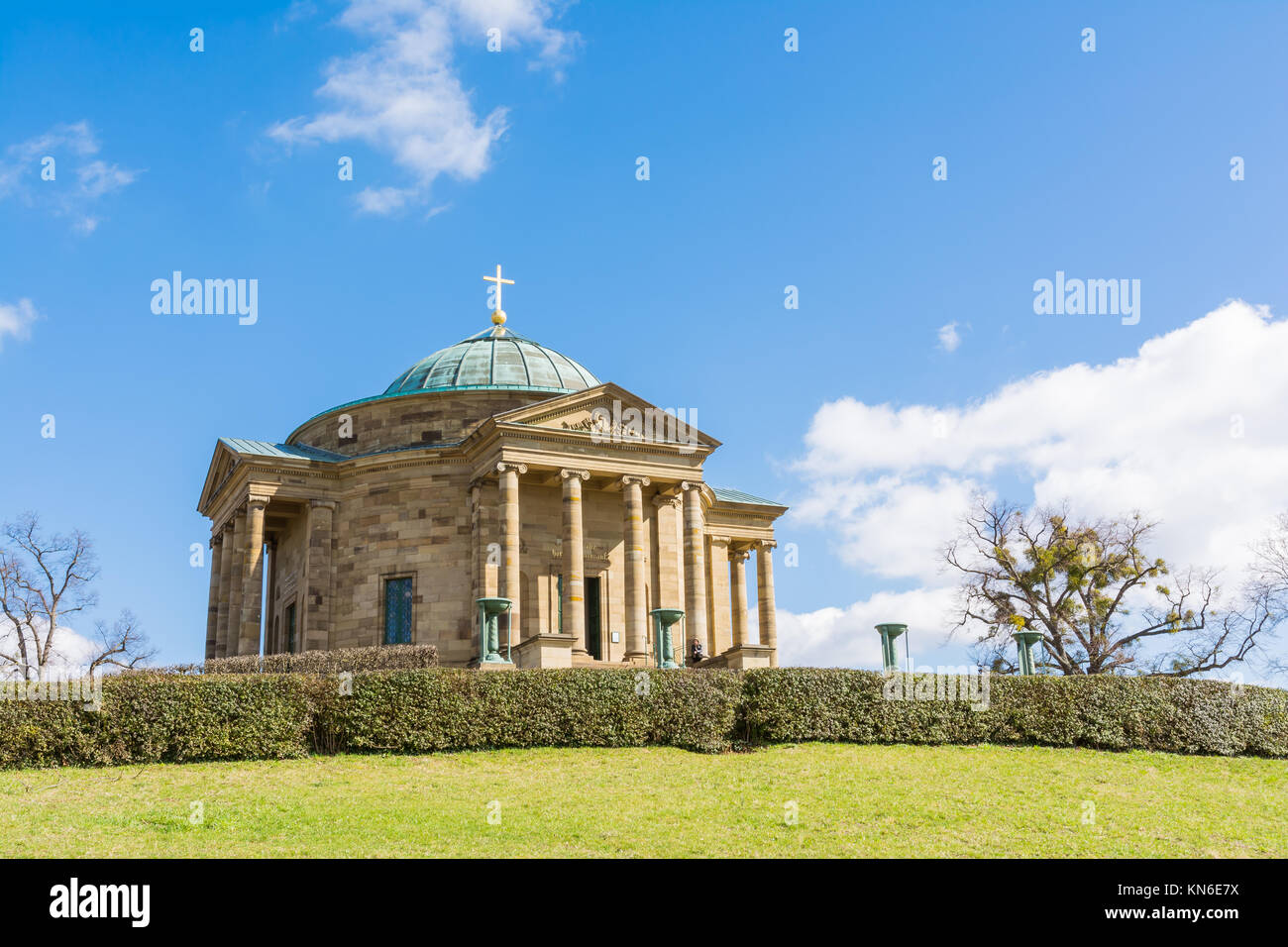 Grabkapelle Stuttgart Mausoleum European Blue Skies Old Architecture ...