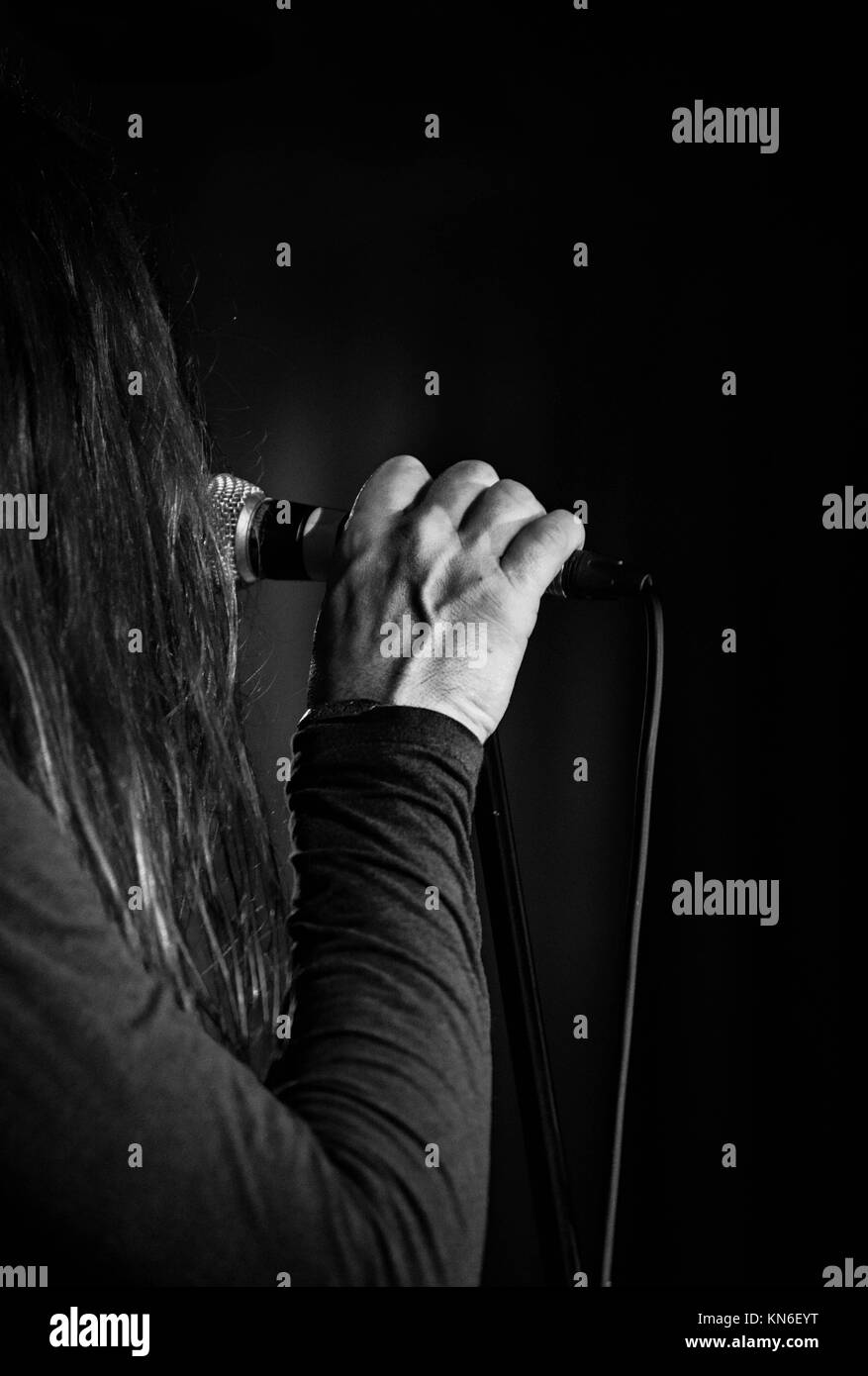 Guitar in the sky Black and White Stock Photos & Images - Alamy