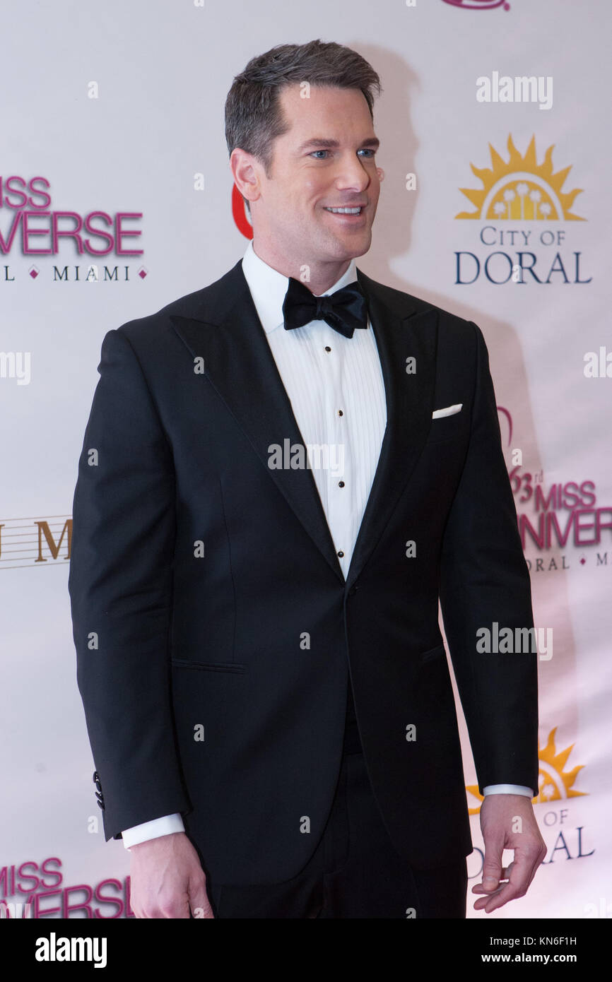 DORAL, FL - JANUARY 25: Thomas Roberts attends The 63rd Annual Miss ...