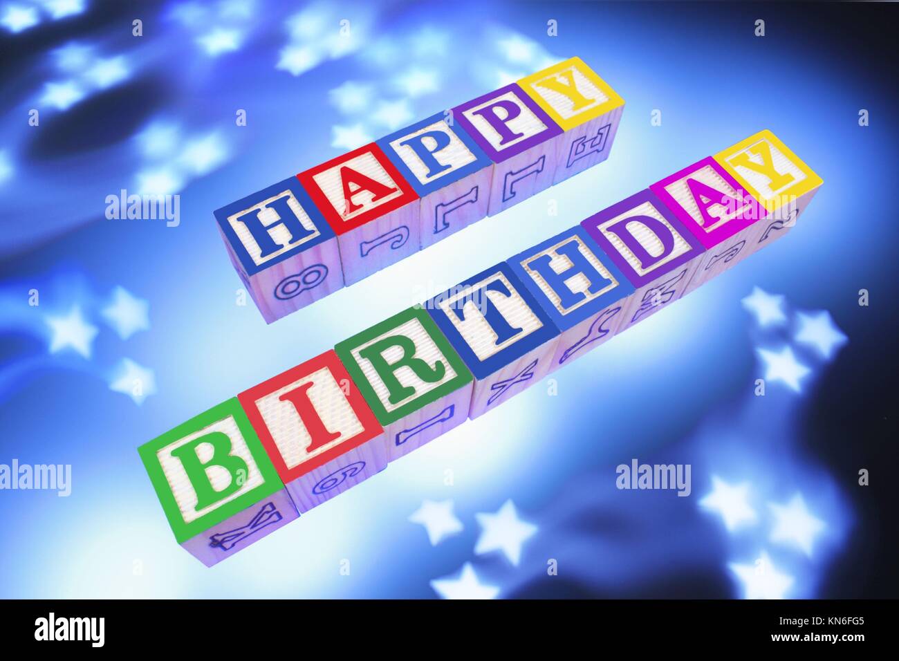 Alphabet Blocks Happy Birthday High Resolution Stock Photography and ...