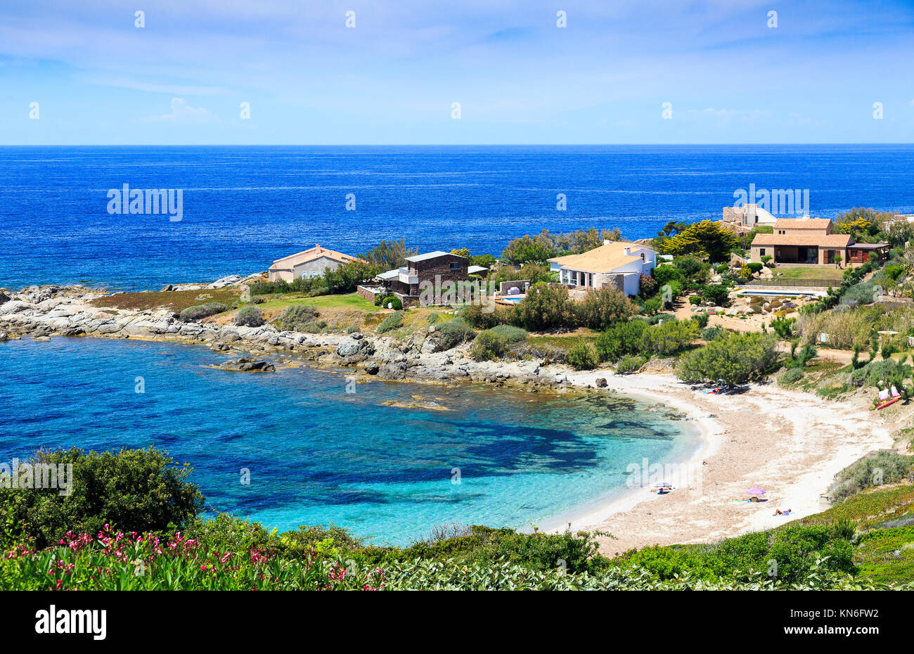 David Beach, Ille Rousse, Corsica Stock Photo - Alamy