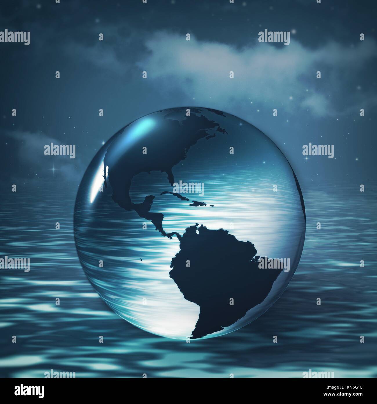 Earth sphere hi-res stock photography and images - Alamy