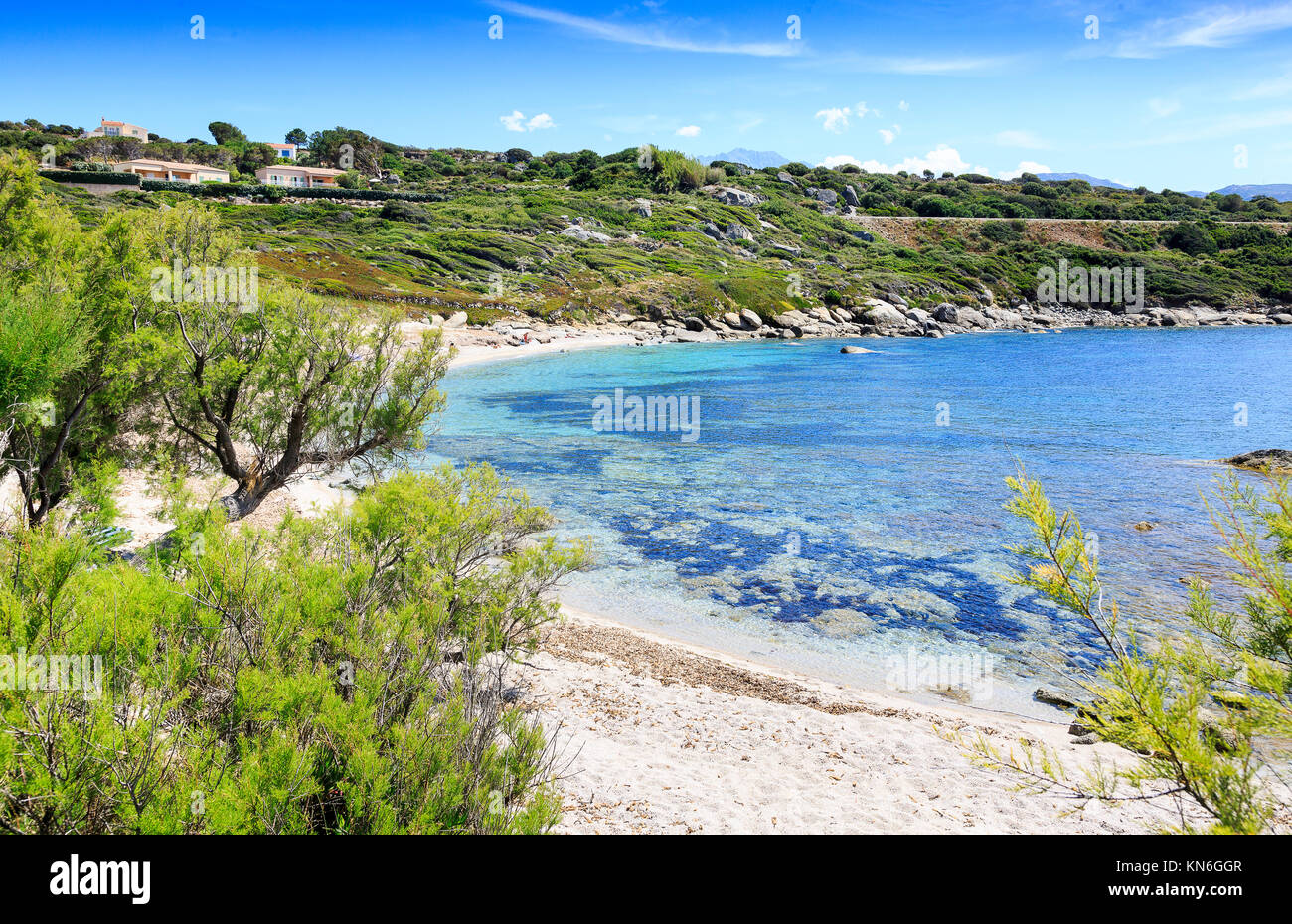 David Beach, Ille Rousse, Corsica Stock Photo - Alamy
