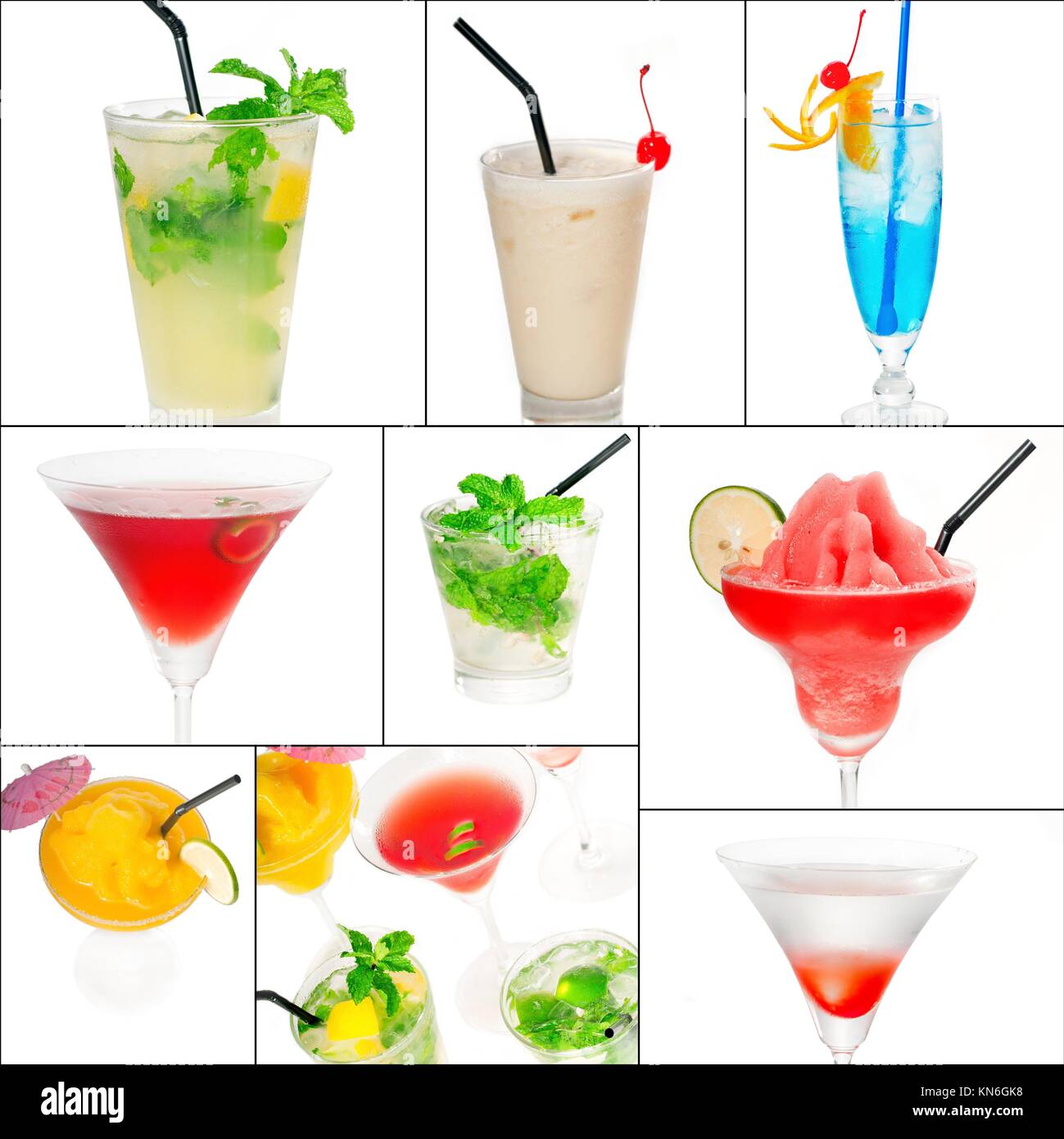 Ice collage hi-res stock photography and images - Alamy