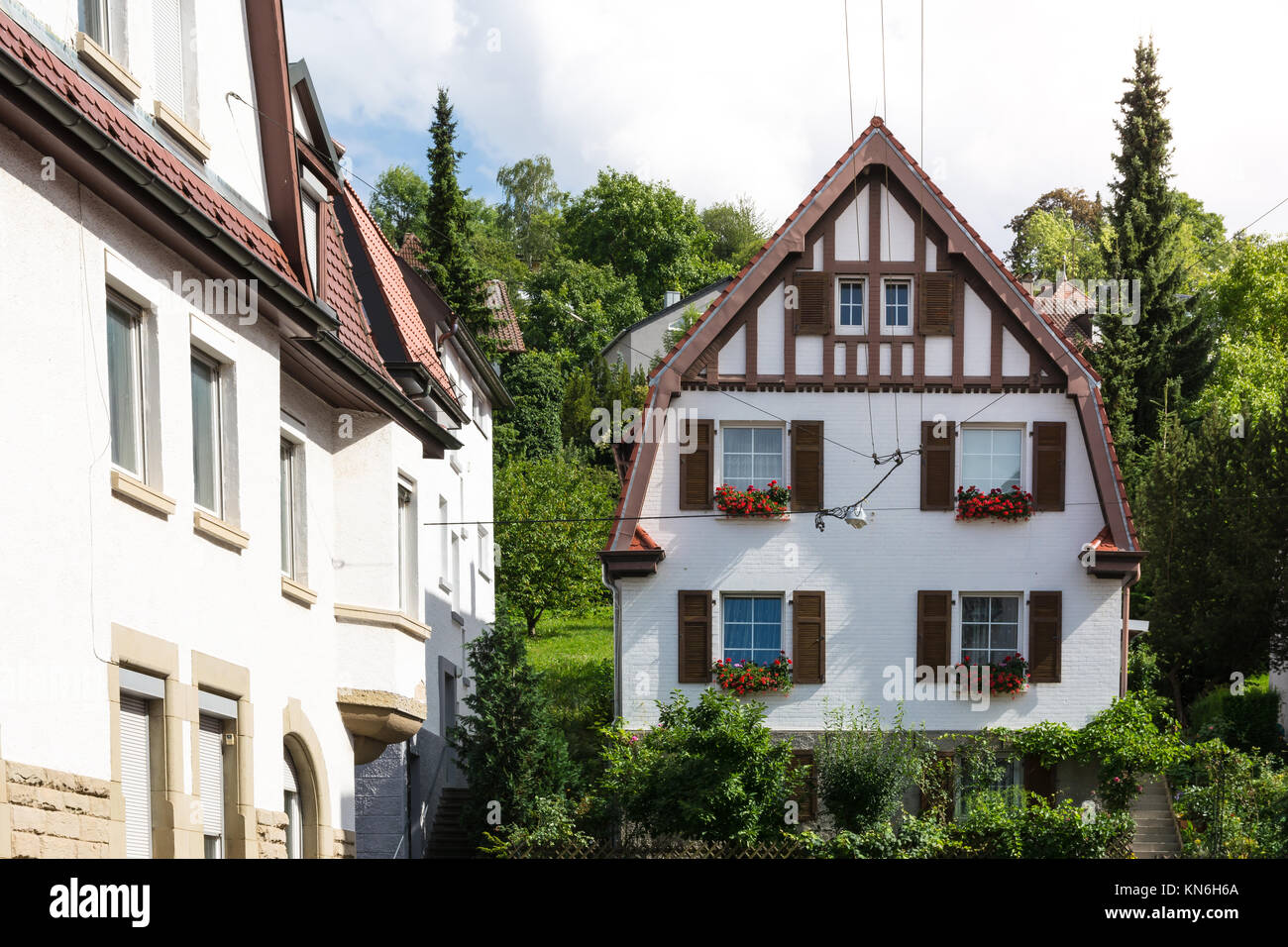 Traditional German Residential Architecture HistoricNeighborhood ...