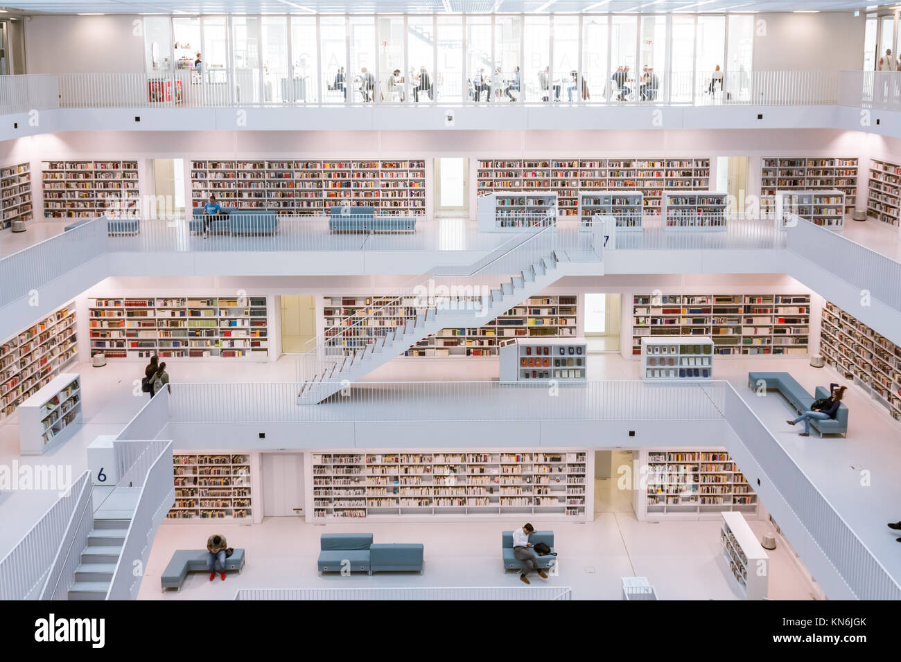 Stuttgart City Library Interior Modern European Architecture Famous ...