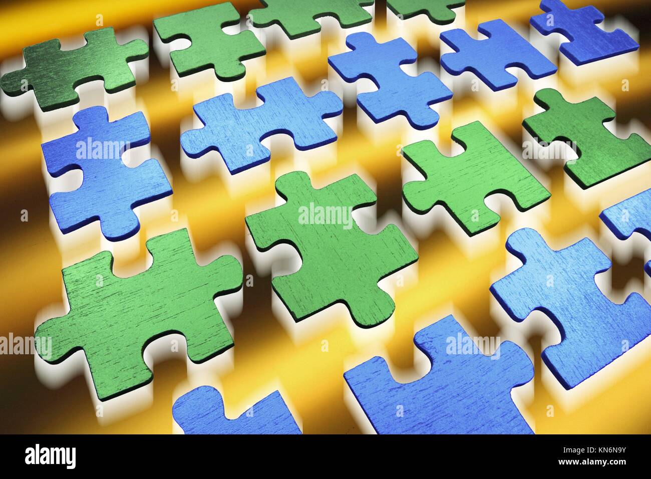 Jigsaw Puzzle Pieces Stock Photo - Alamy