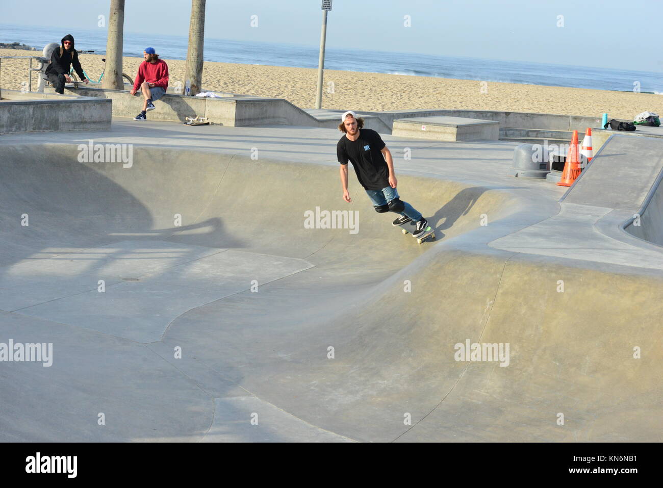 Skate boarding at Venice beach California Stock Photo - Alamy