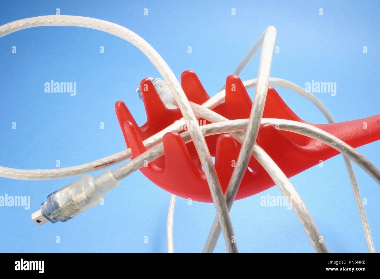 Cable spaghetti hi-res stock photography and images - Alamy