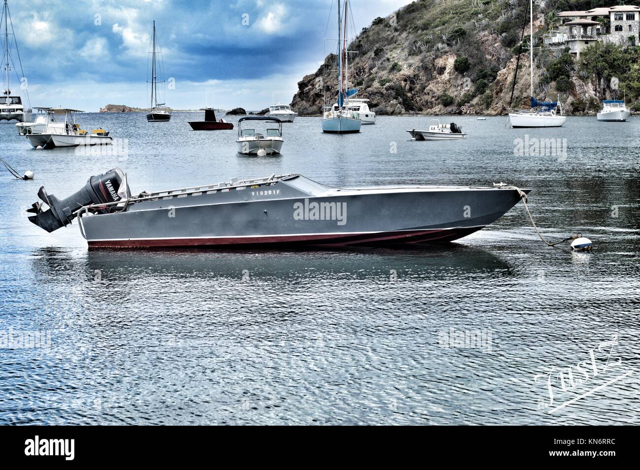 Chocolate Hole Bay Stock Photo - Alamy