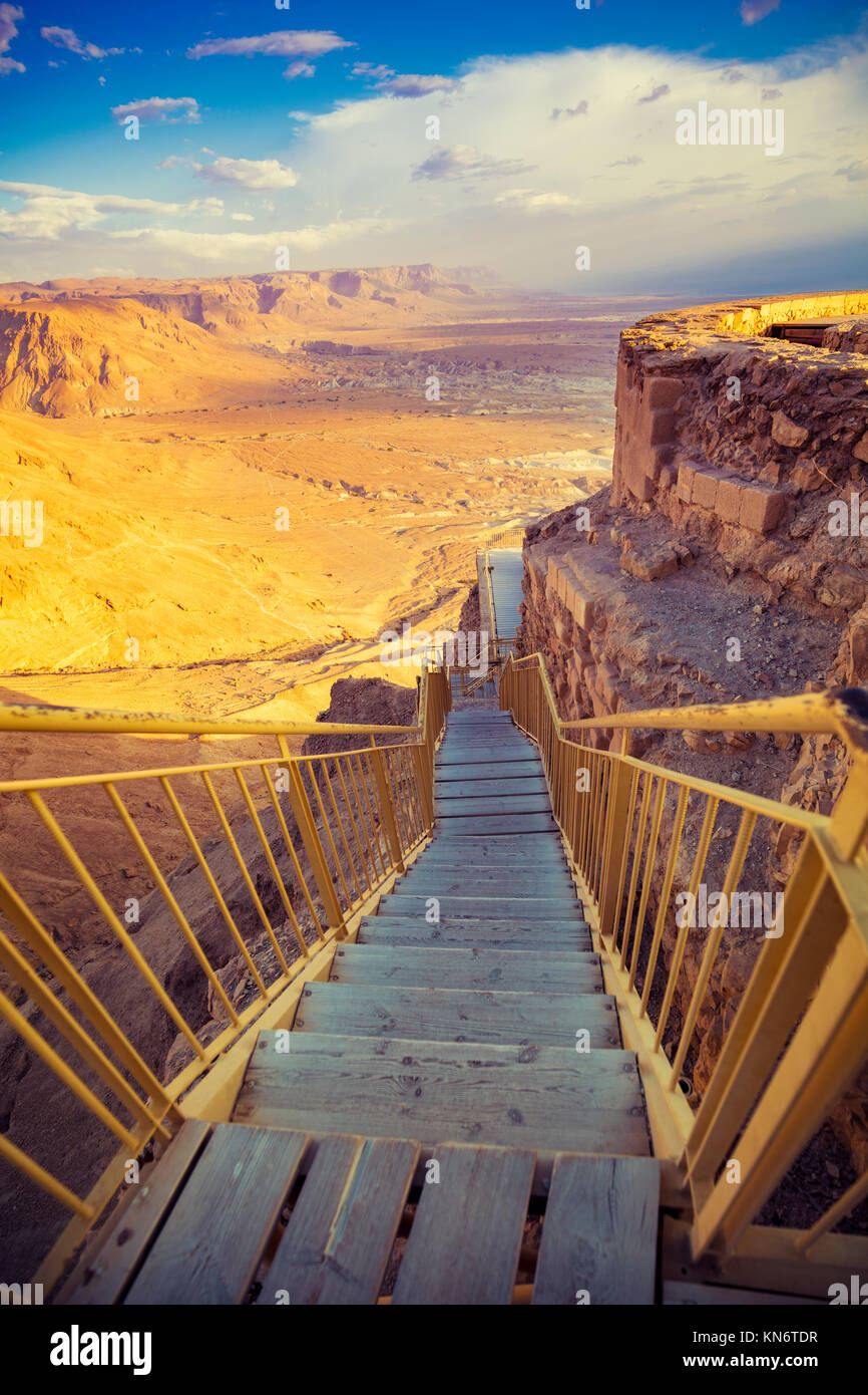 Hike masada israel at sunrise hi-res stock photography and images - Alamy