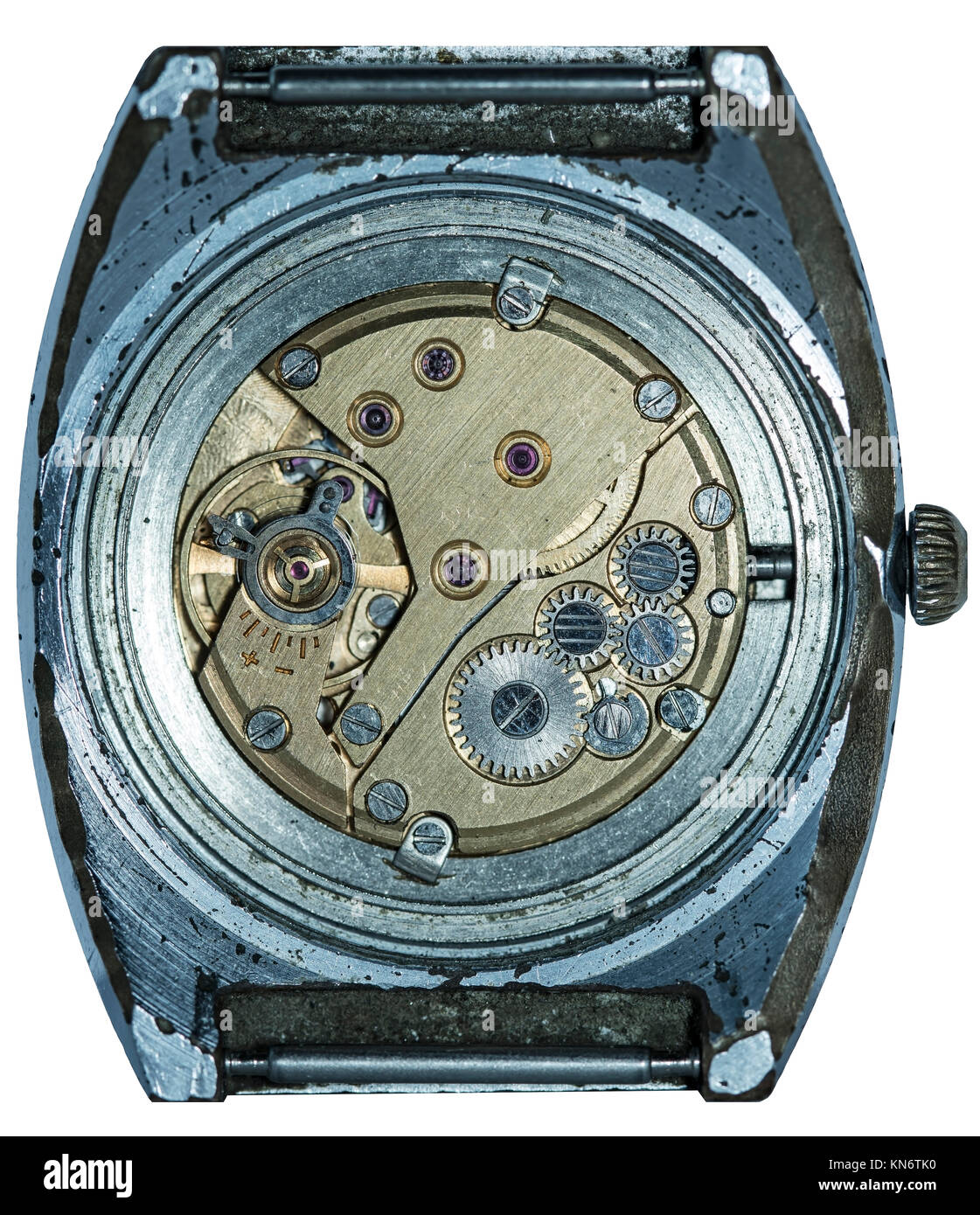 clockwork vintage mechanical watch, high resolution and detail Stock ...