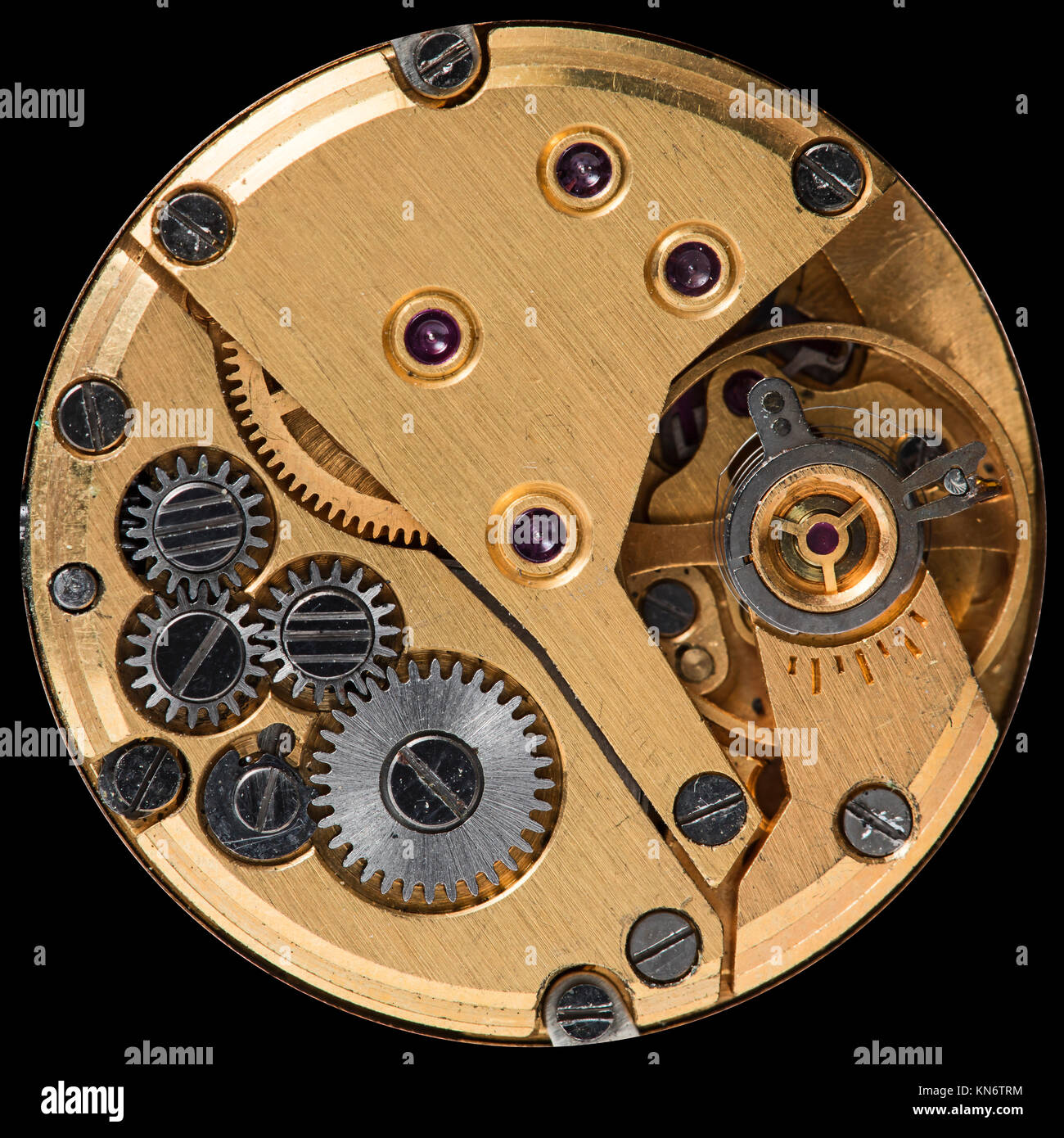 clockwork vintage mechanical watch, high resolution and detail Stock ...