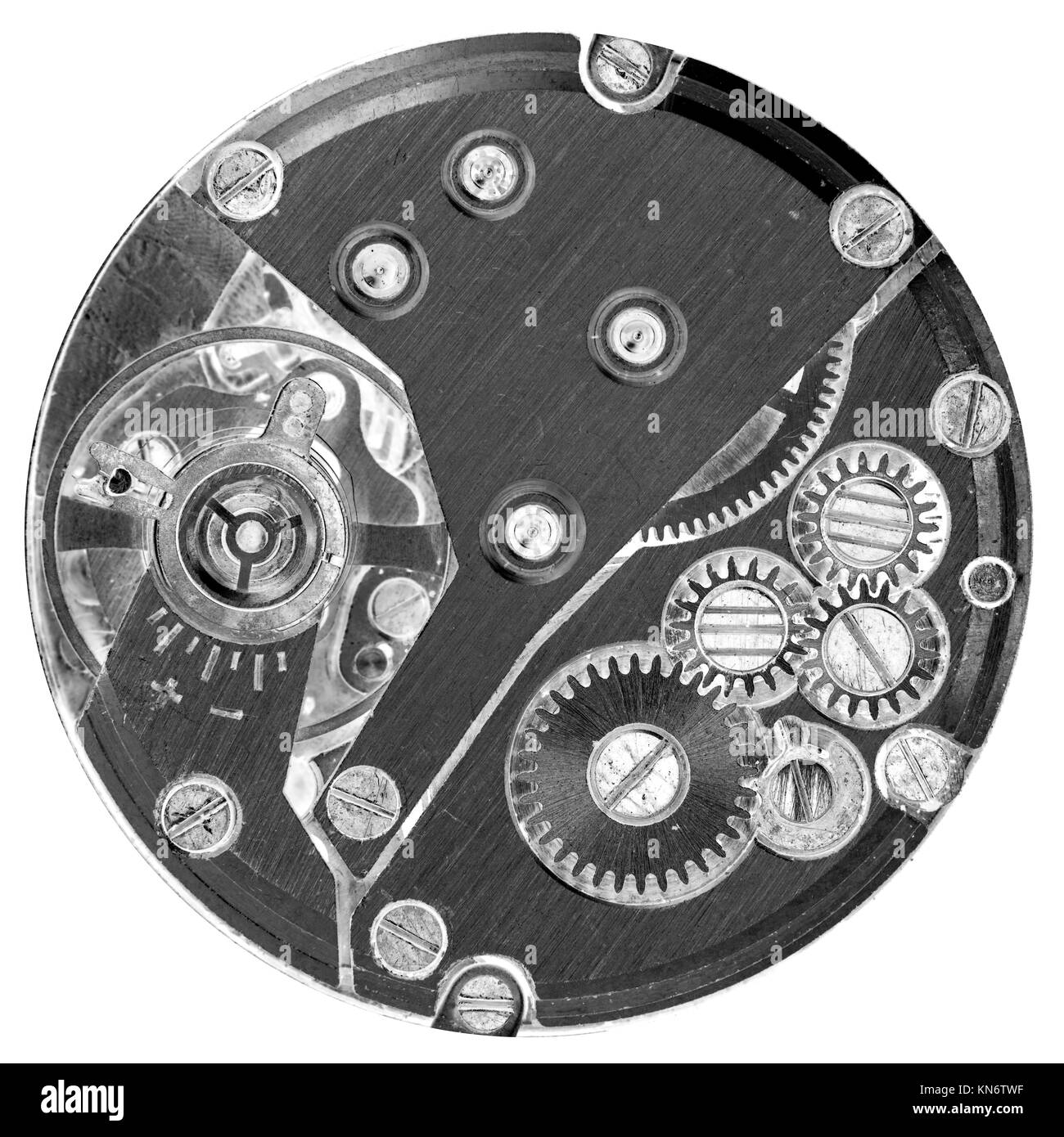 clockwork vintage mechanical watch, high resolution and detail Stock ...