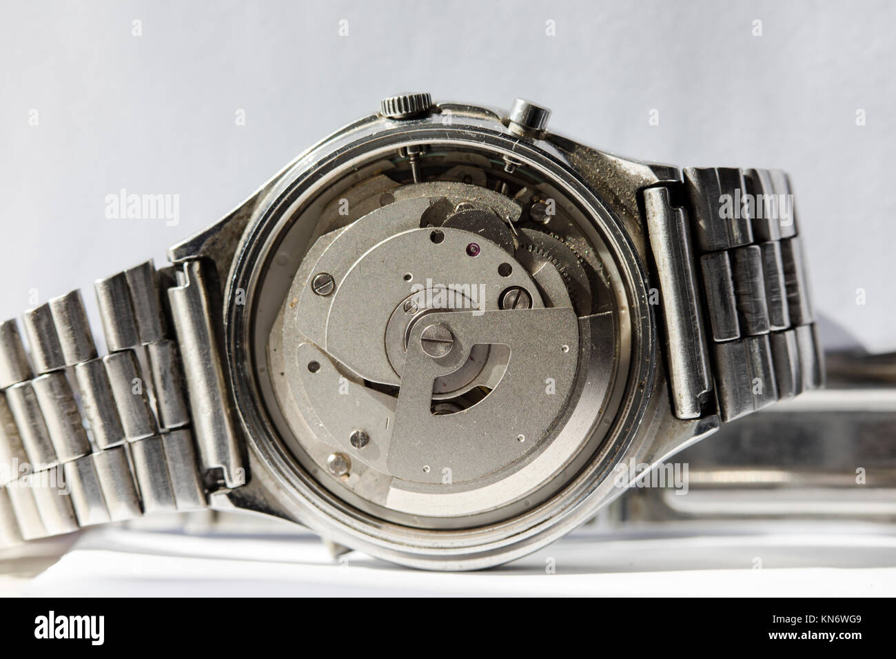 clockwork vintage mechanical watch, high resolution and detail Stock ...