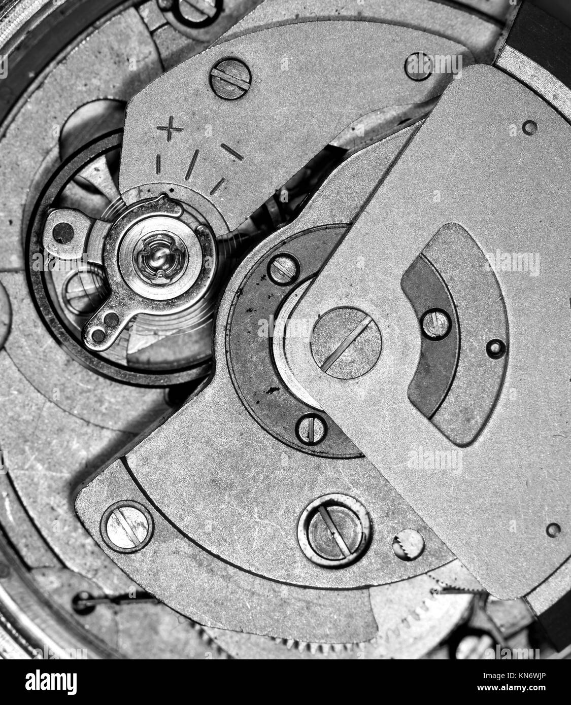 clockwork vintage mechanical watch, high resolution and detail Stock ...