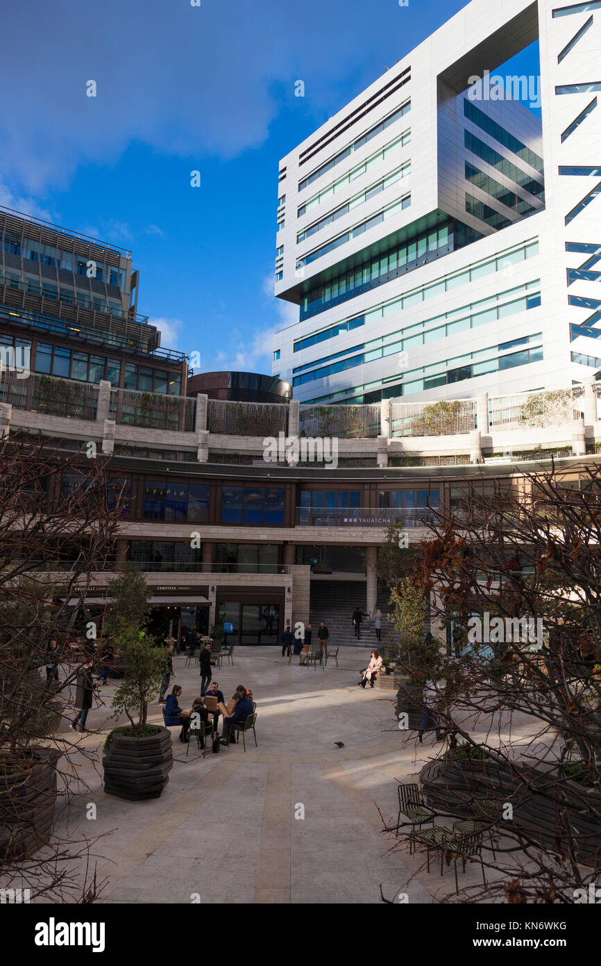 Broadgate Circle, near Liverpool Street Station, London, UK Stock Photo ...