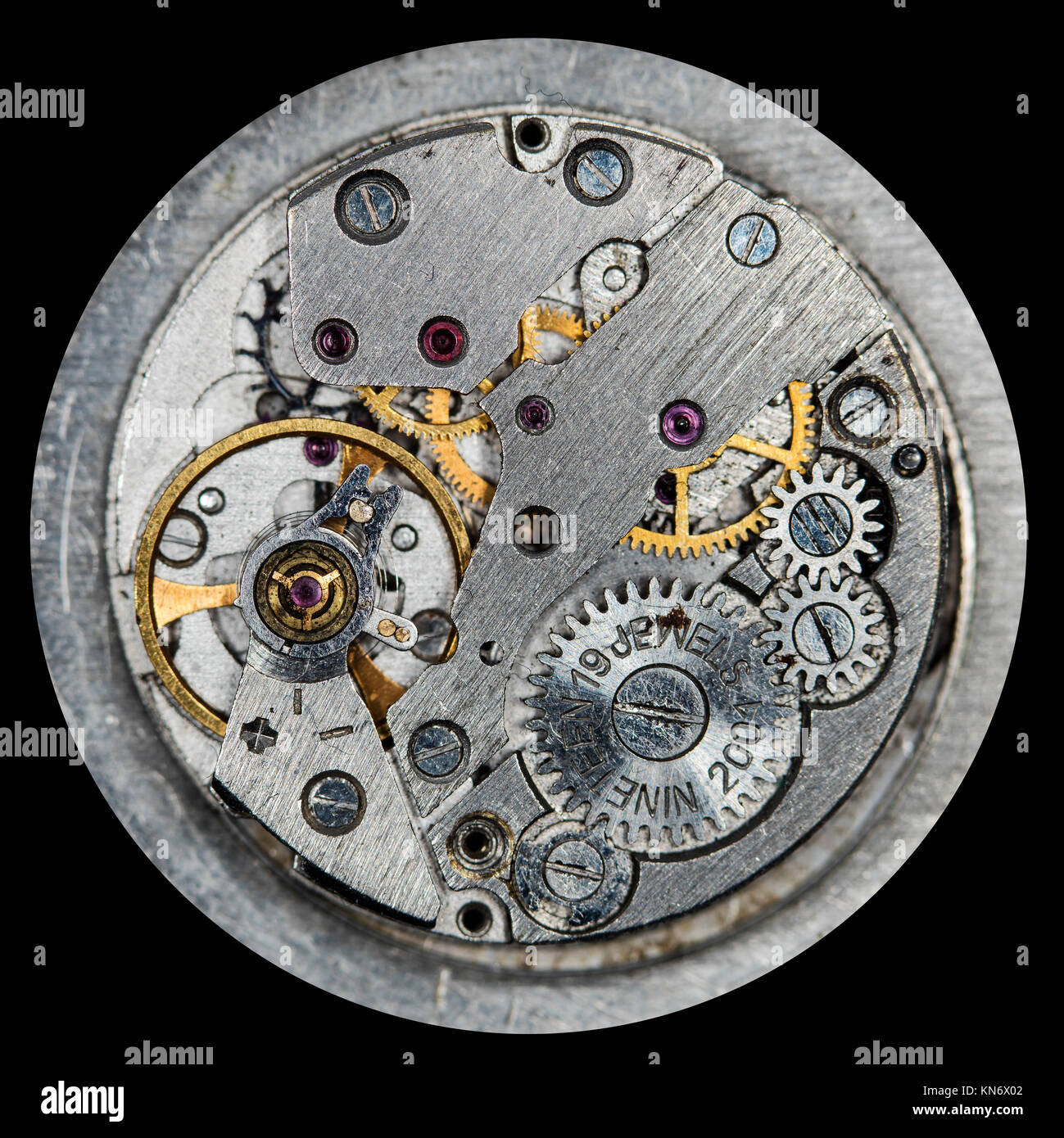 clockwork vintage mechanical watch, high resolution and detail Stock ...