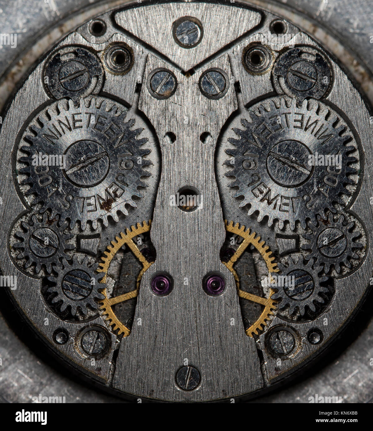 clockwork vintage mechanical watch, high resolution and detail Stock ...