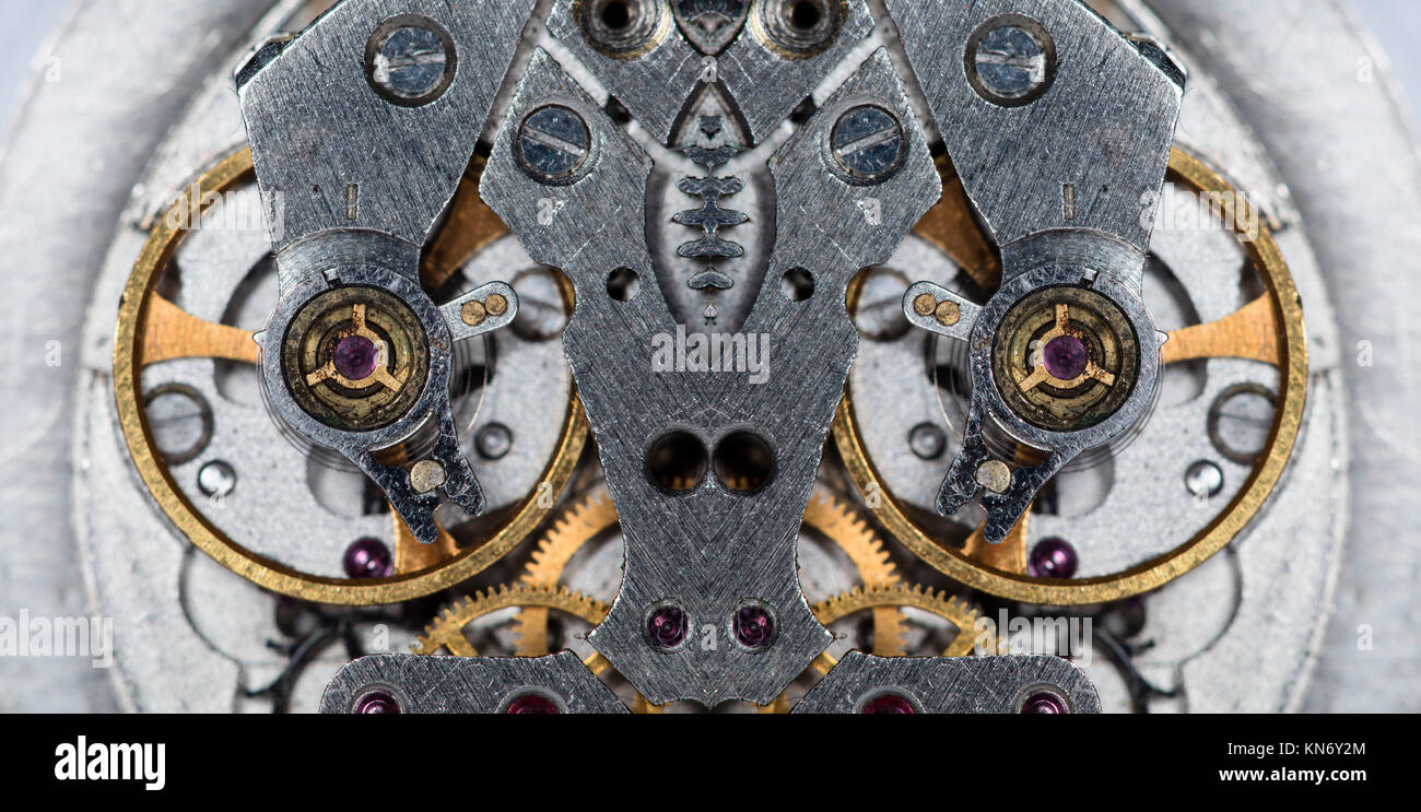 clockwork vintage mechanical watch, high resolution and detail Stock ...