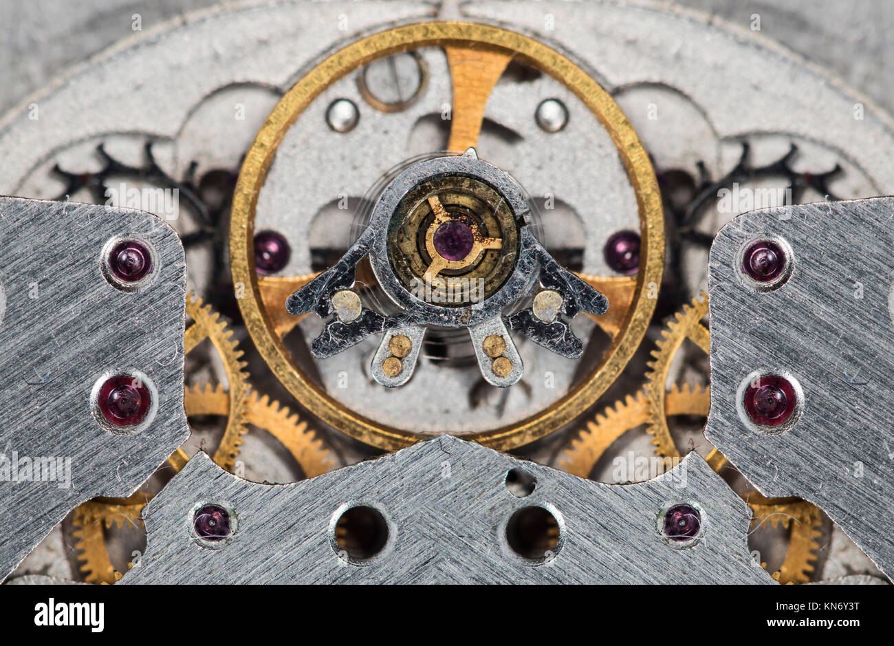 clockwork vintage mechanical watch, high resolution and detail Stock ...