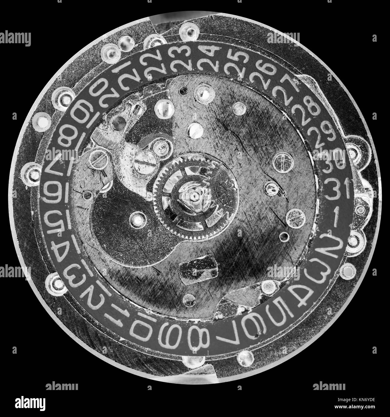 clockwork vintage mechanical watch, high resolution and detail Stock ...