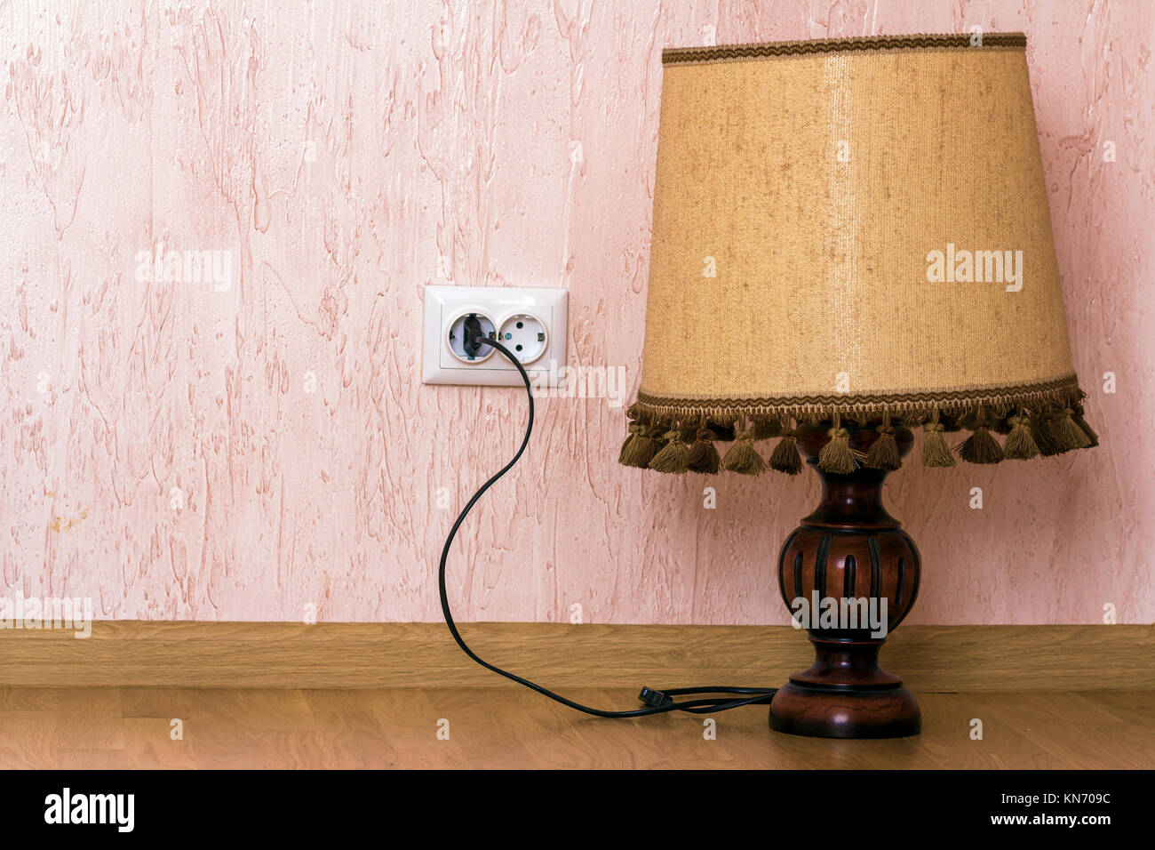 Lamp plugged in hi-res stock photography and images - Alamy