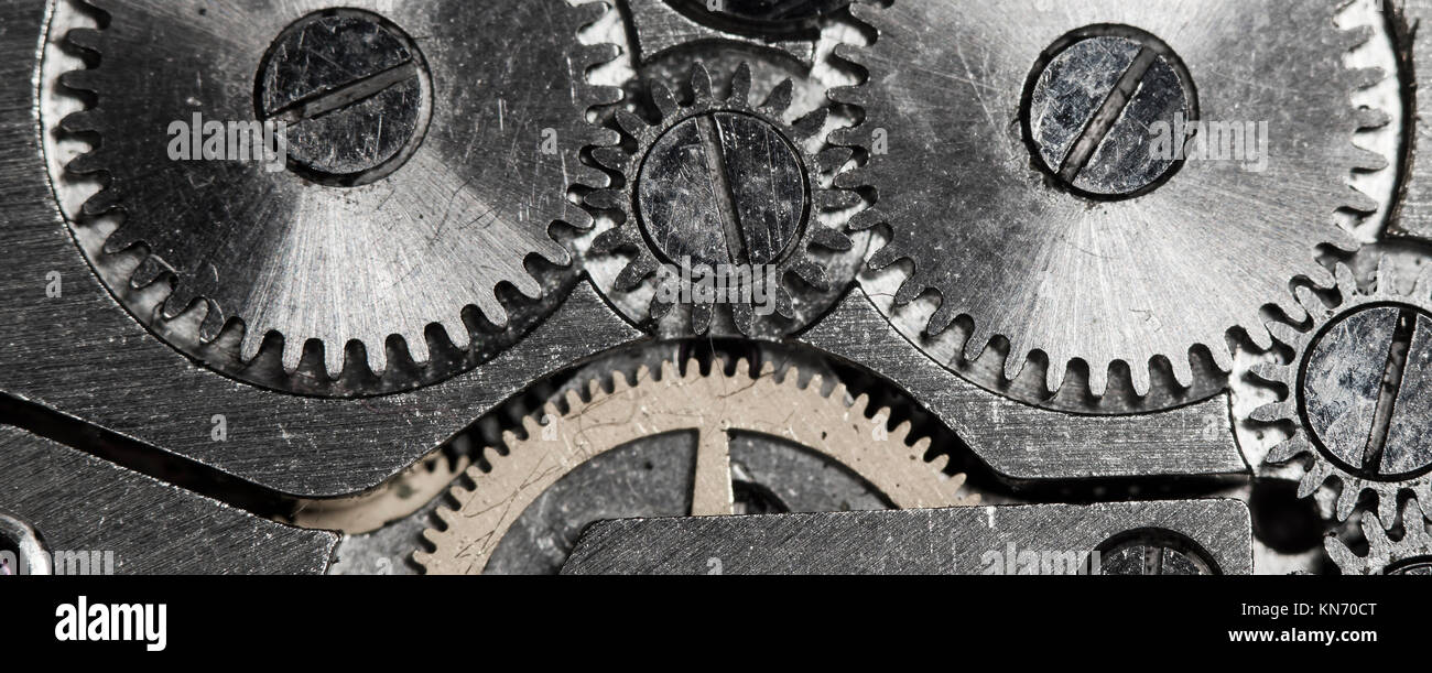 clockwork vintage mechanical watch, high resolution and detail Stock ...